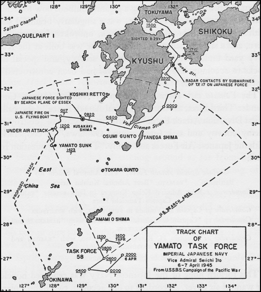 Operation Ten-Go: The End of the Battleship Yamato – Fair Winds ...