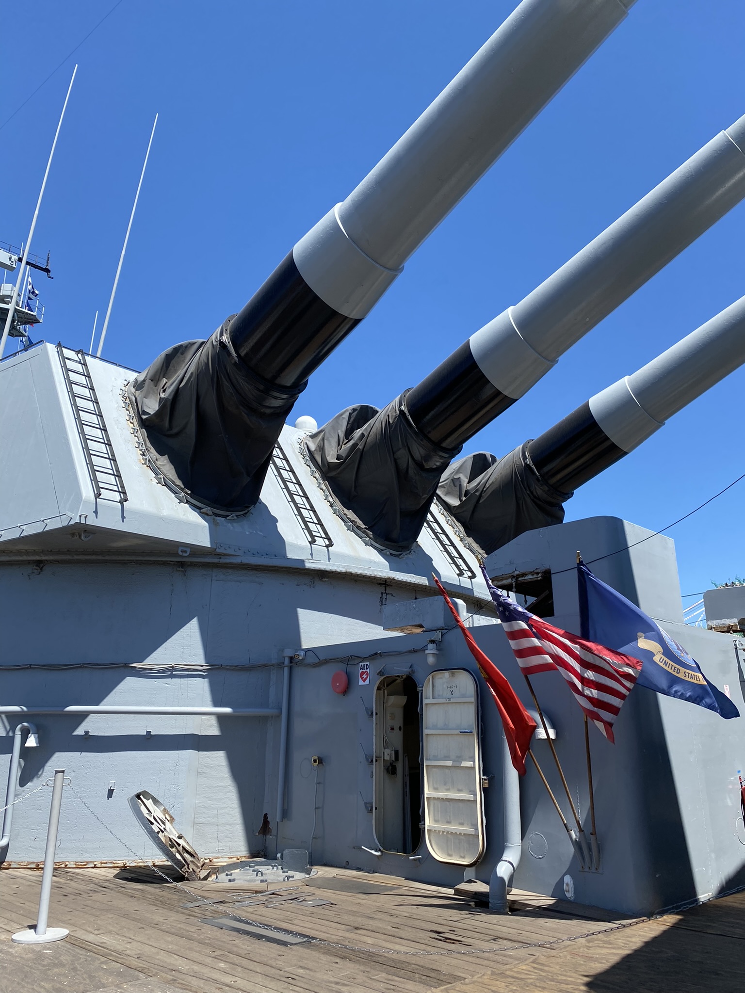 U.S. 16″/50 Mark 7 Gun – Fair Winds & Following Seas