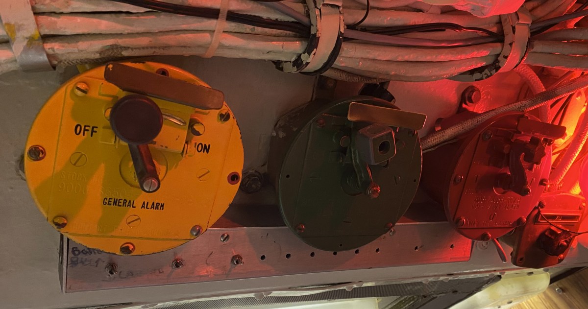 3 Submarine Control Room Alarms – Fair Winds & Following Seas